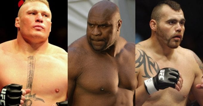 10 Real-Life Giant Vs. Giant Fights In MMA