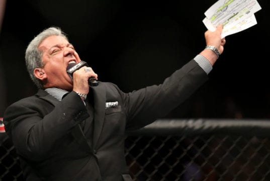 Bruce Buffer Dumps Guy's Girlfriend On Cameo - LowKickMMA.com