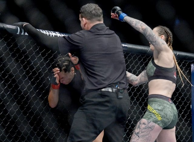 Photo: Megan Anderson Defeats Cat Zingano By Bizarre TKO