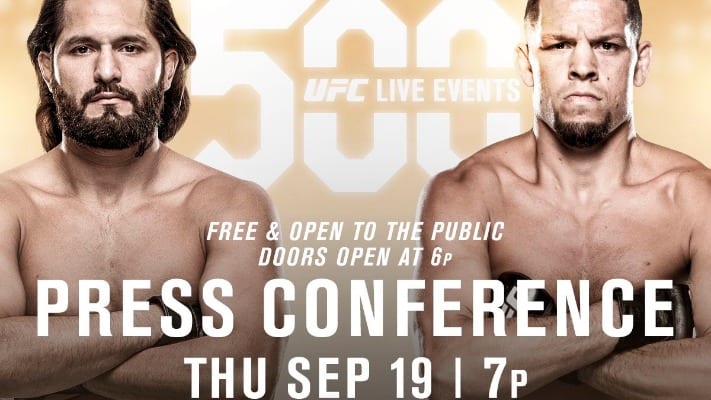 UFC 244 Press Conference Featuring Nate Diaz, Jorge Masvidal Set UFC 244 Press Conference Featuring Nate Diaz, Jorge Masvidal Set