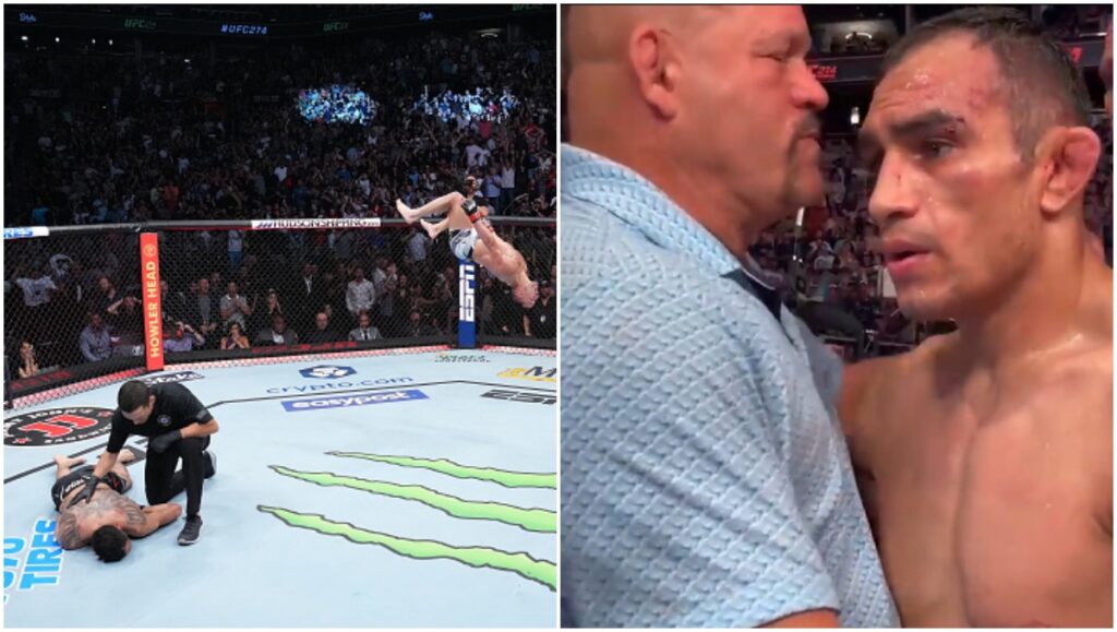 Watch | Tony Ferguson And Chuck Liddell Embrace After Vicious UFC 274 ...