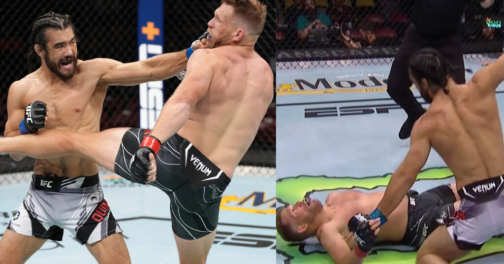 Josh Quinlan Flattens Jason Witt With Brutal Left Hook KO In Octagon ...