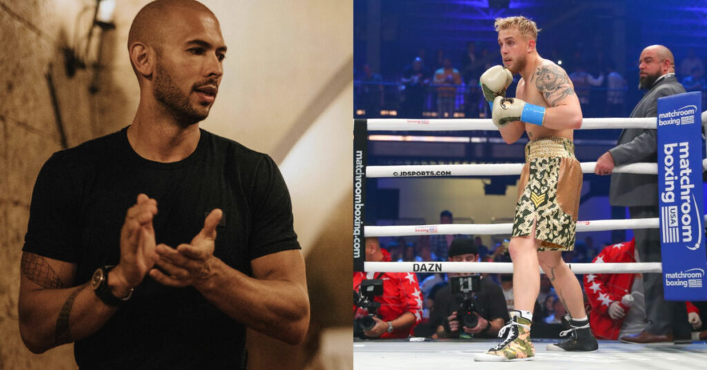 Andrew Tate Credits Jake Paul’s Boxing Ability But Believes He Would KO ...