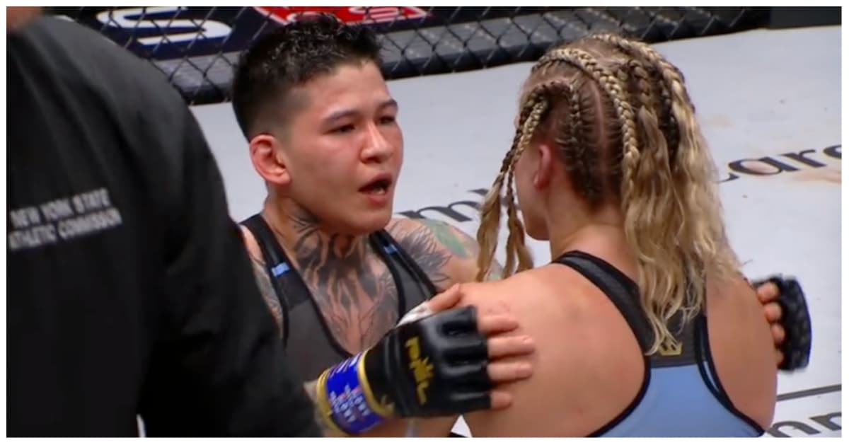 Larissa Pacheco Upsets Two-time Champion Kayla Harrison To Claim PFL ...