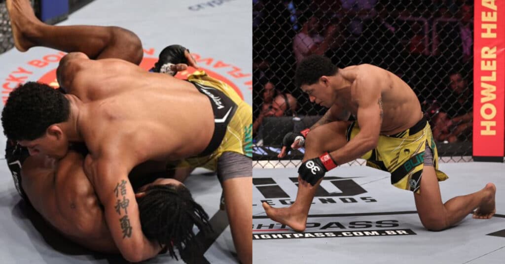 Gilbert Burns Scores First-round Arm Triangle Submission Over Neil ...