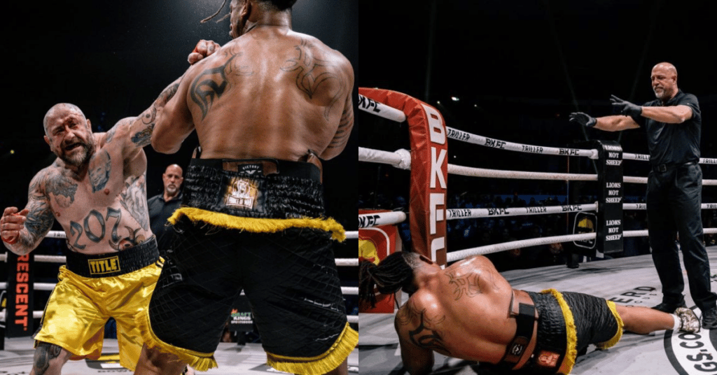 Greg Hardy Knocked Out In BKFC Debut Against Josh Watson