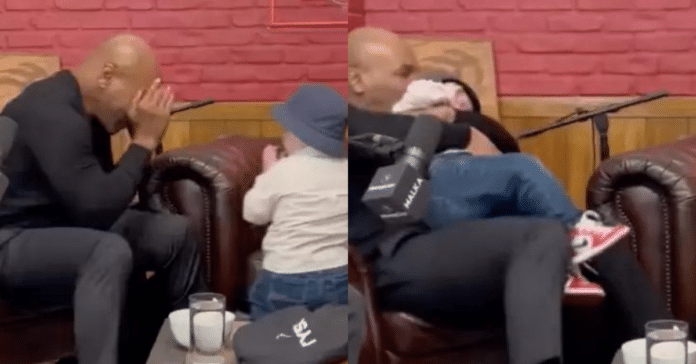 Mike Tyson Shadow Boxes With Hasbulla, Picks Him Up Like Baby, Bites ...