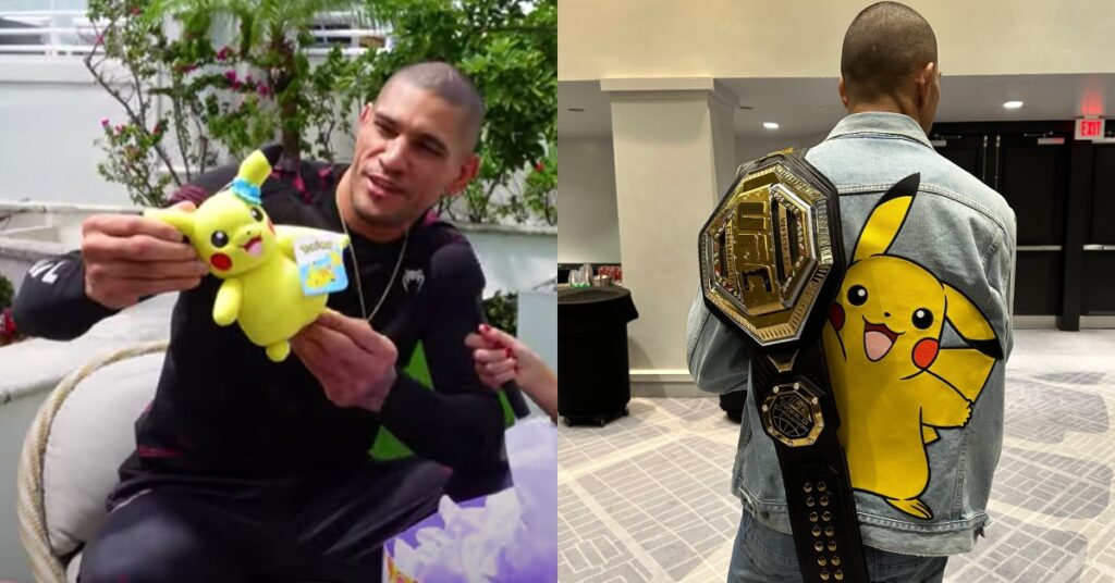 Alex Pereira Trolls Rival Israel Adesanya With Pikachu Jacket Ahead Of ...
