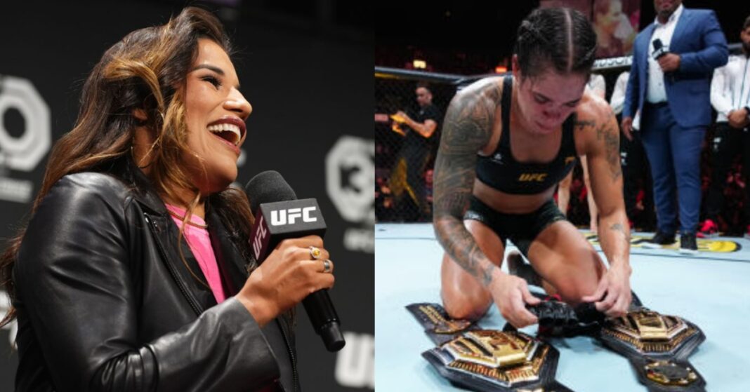 Julianna Pena Takes Credit For Scaring Amanda Nunes Into Retirement ...