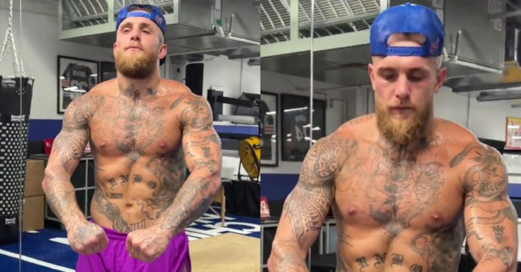 Jake Paul Looking Jacked Ahead Of His Clash With Nate Diaz On August 5 ...