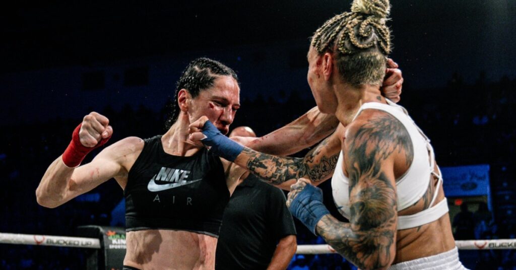 Video: Britain Hart Knocks Out Opponent's Teeth In Brutal One-Sided ...