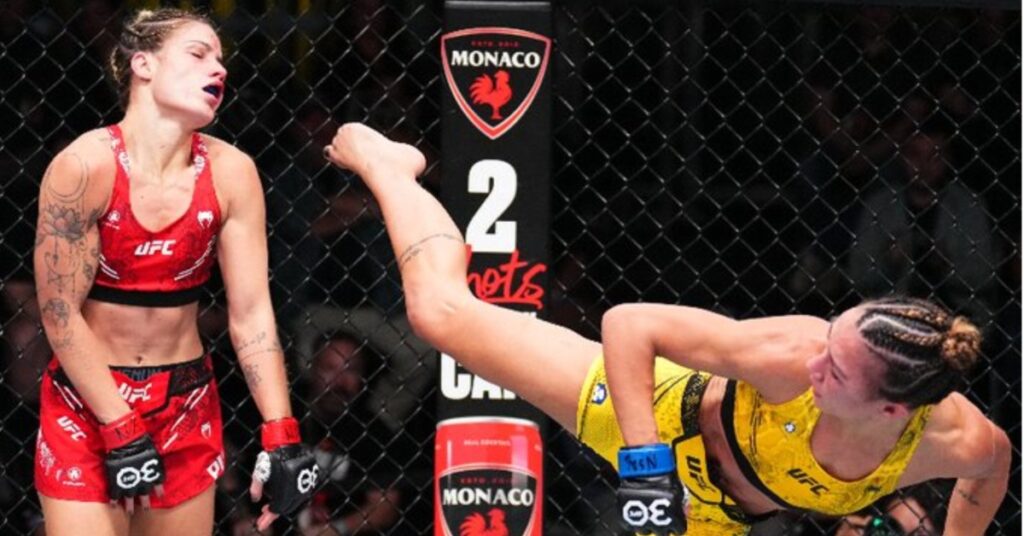 Amanda Ribas Scores Vicious Third-Round TKO Against Luana Pinheiro ...