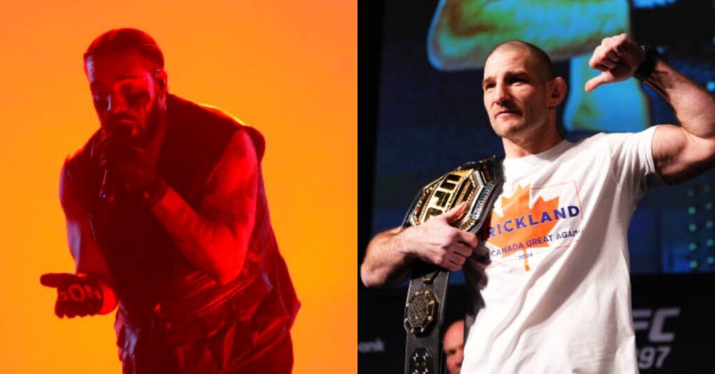 Drake Slaps Eye-Watering $700,000 Bet On Sean Strickland To Beat Dricus ...