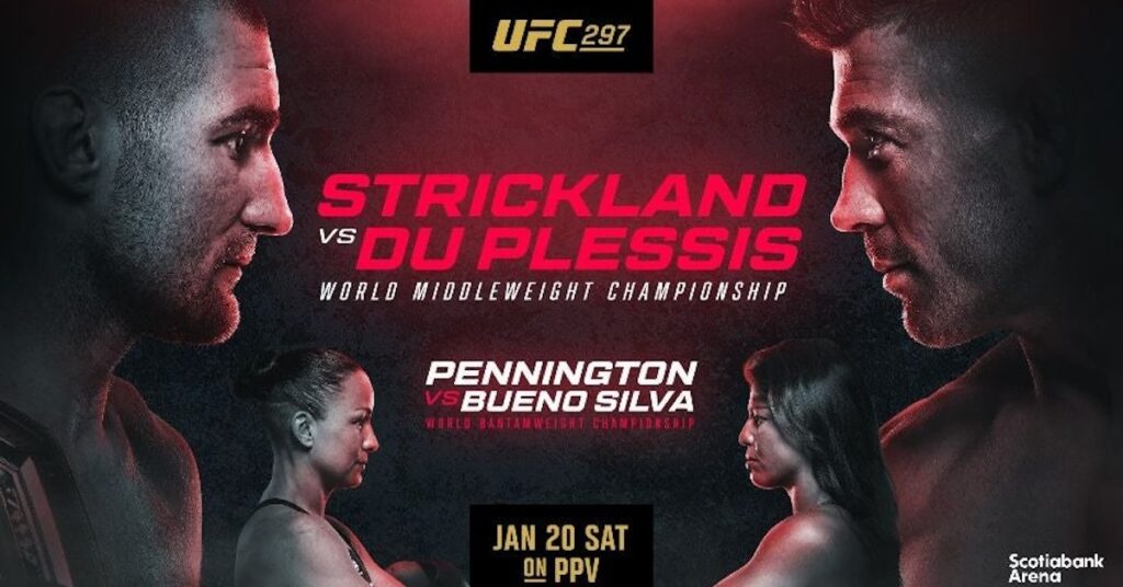 UFC 297: Strickland Vs. Du Plessis: Fight Card, Betting Odds, Start Time