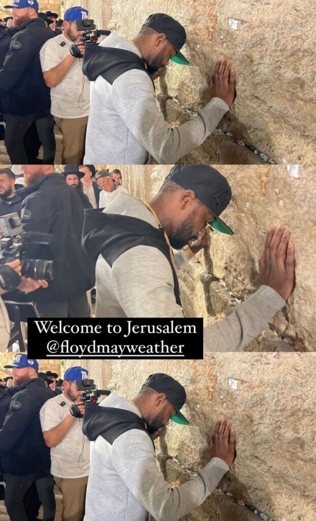 Boxing Legend Floyd Mayweather Visits Jerusalem Receives Champion Of
