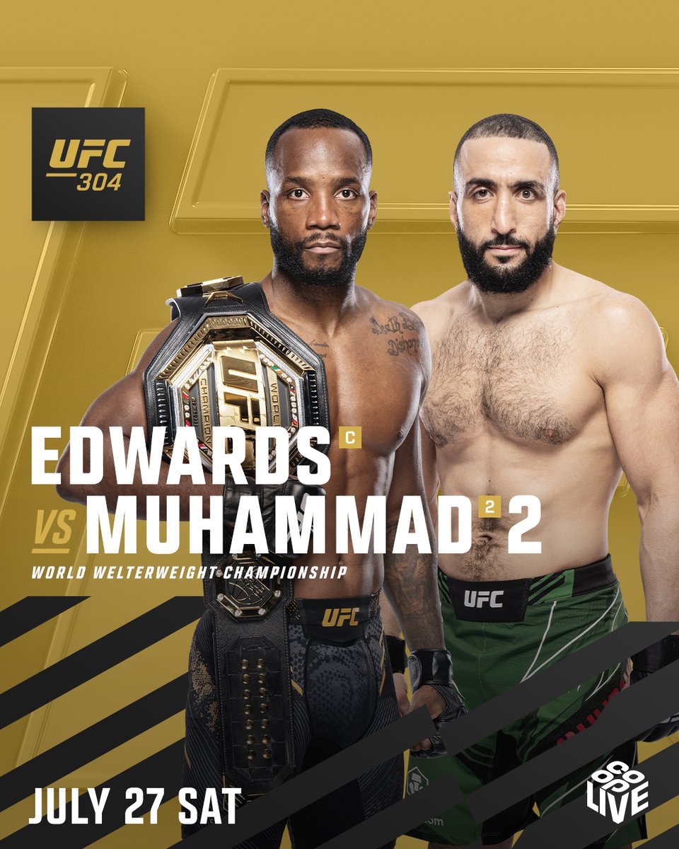 UFC 304 Event Breakdown: Edwards Vs. Muhammad & More