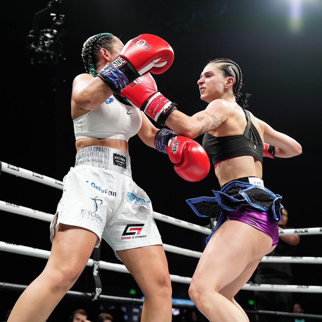 Watch: Leah Gotti OnlyFans Model Knockout Debut TKO Win In Misfits ...