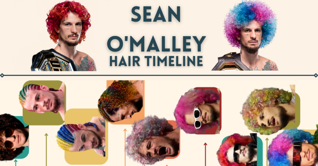 Sean O'Malley's Hair Timeline: UFC Champions Hairstyles Through The ...