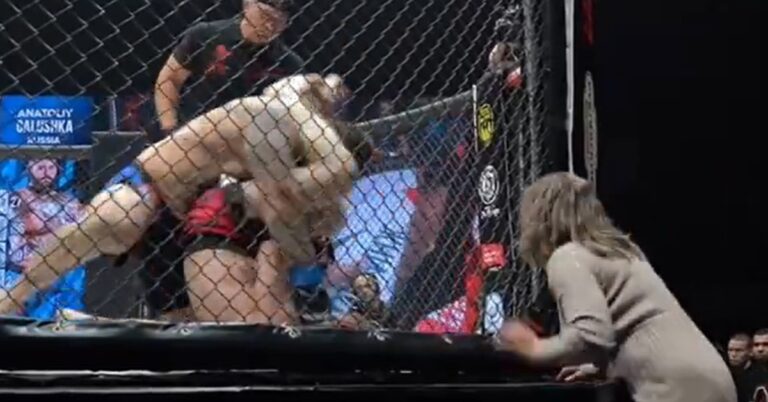 Watch: MMA Fighter Vladimir Polozov’s Wife Begs To End Match Just As He ...