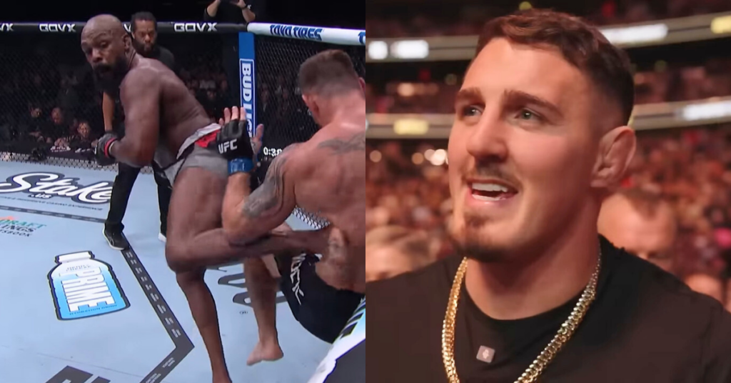 Ringside Rivalry: Tom Aspinall's Intense Reaction To Jon Jones Vs ...