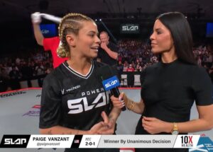 Paige VanZant Out-Slaps Mikael Michelle Brown, Scores Unanimous Decision Victory - Power Slap 12 ...