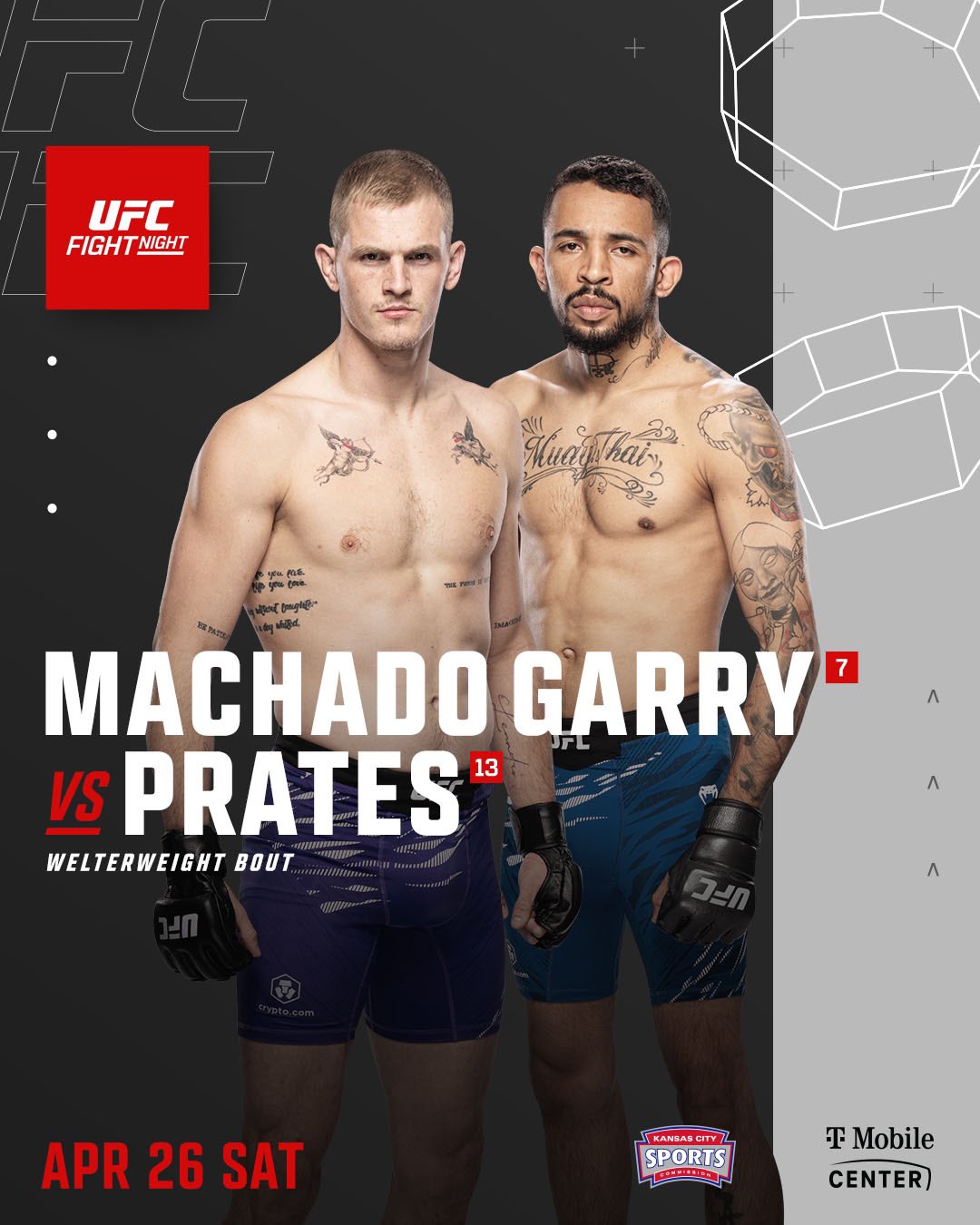 Ian Machado Garry Vs. Carlos Prates: – Fight Card, Betting Odds, Start Time