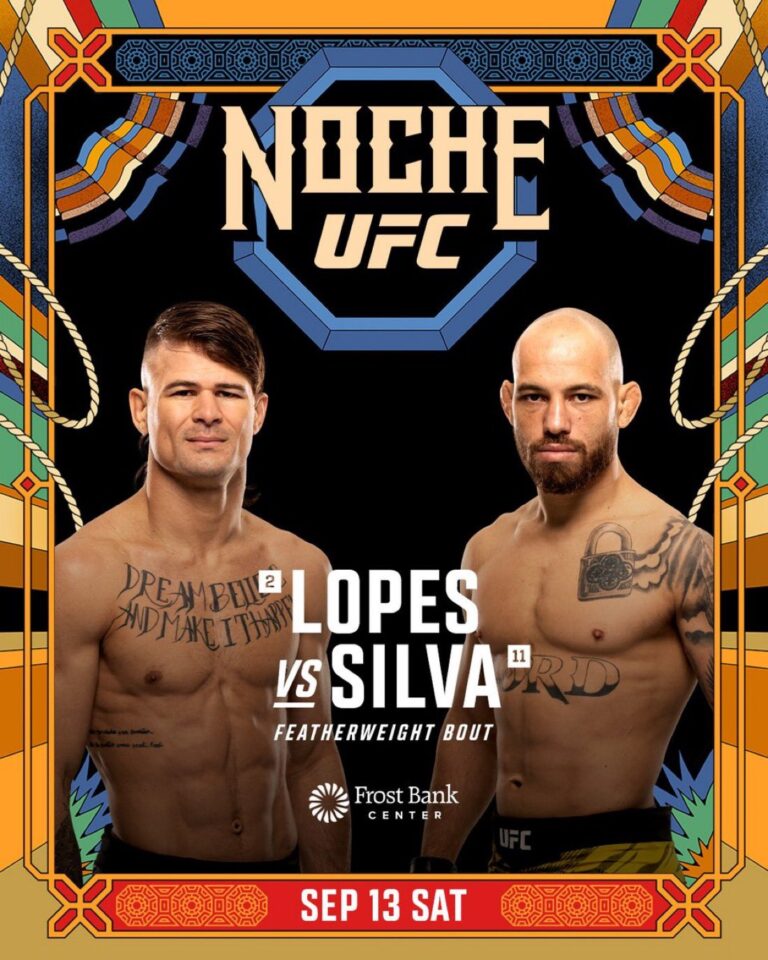 Noche UFC Has Its Headliner! Diego Lopes Vs. Jean Silva Set To Square ...