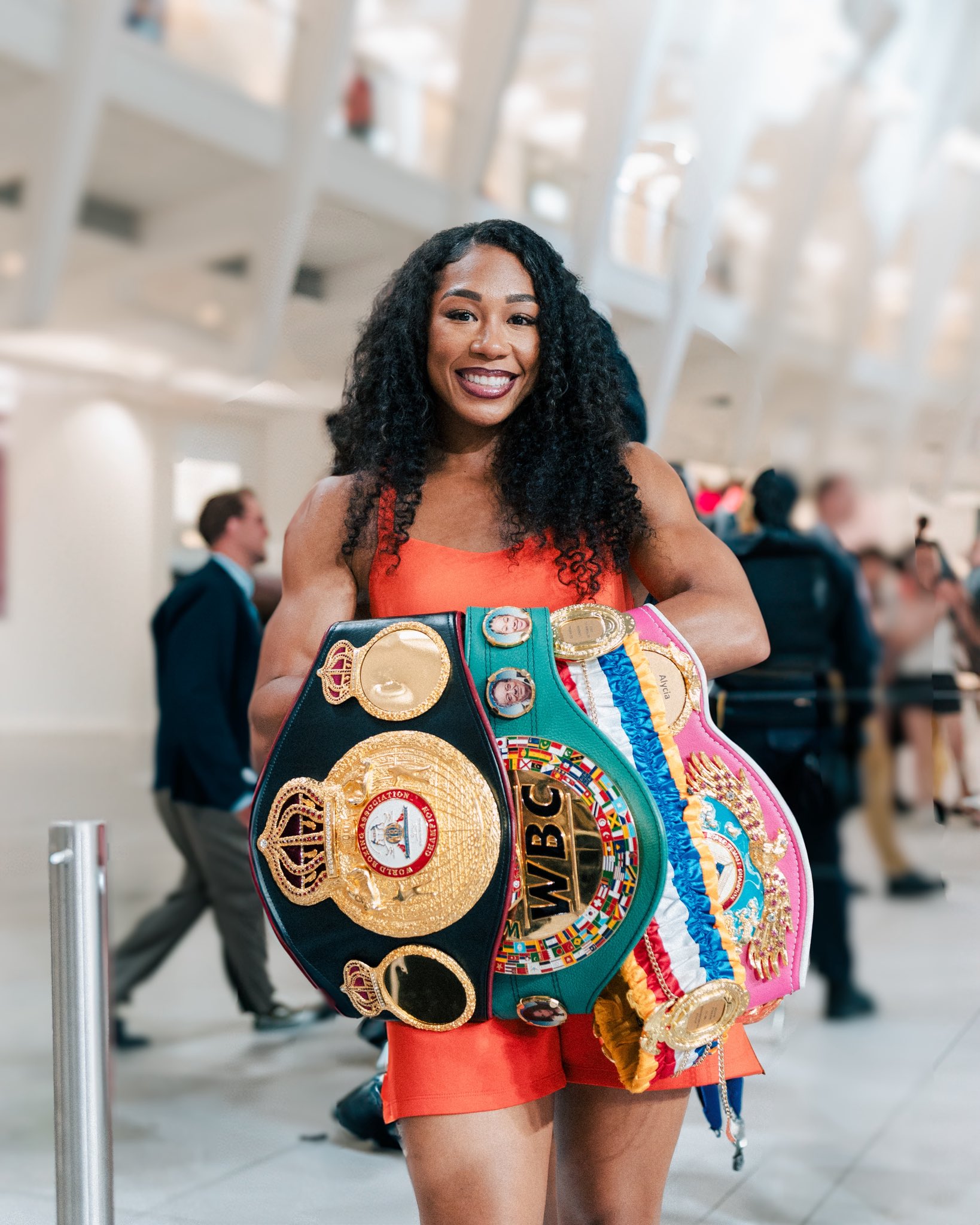 Boxing Champ Alycia Baumgardner Gets Cheeky And STUNS At Weigh Ins