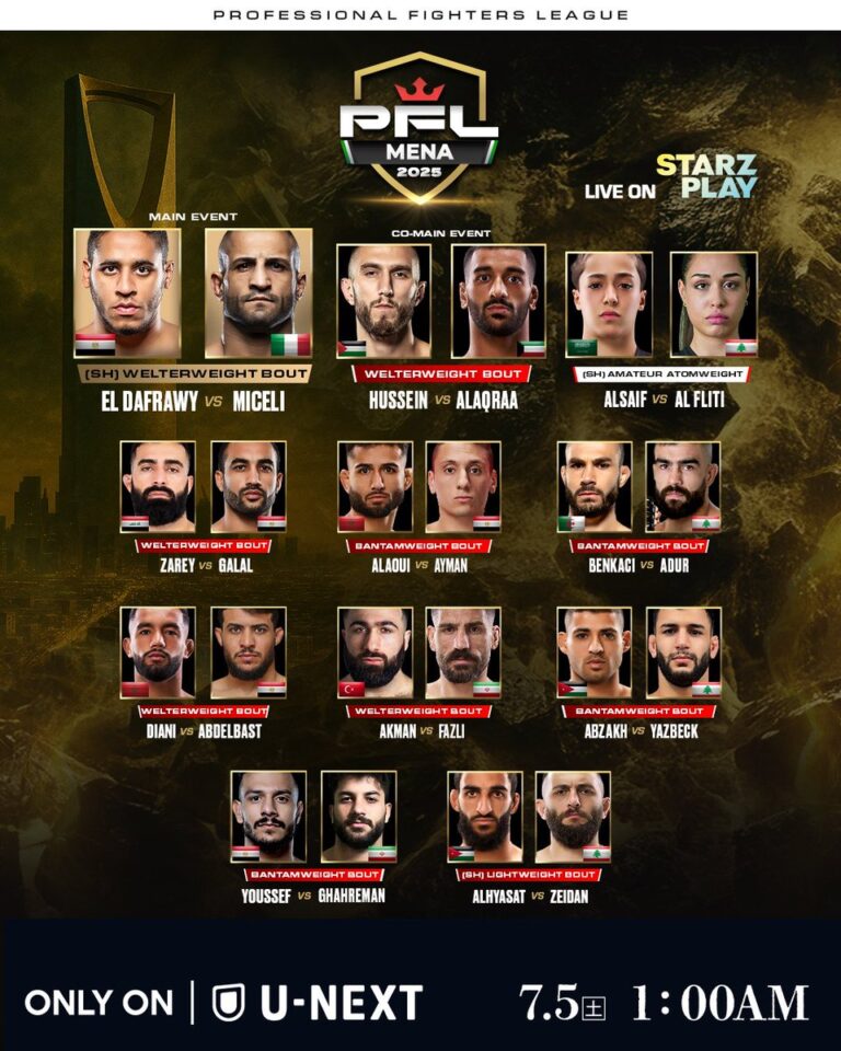 PFL MENA 2 - Full Results And Highlights From Riyadh