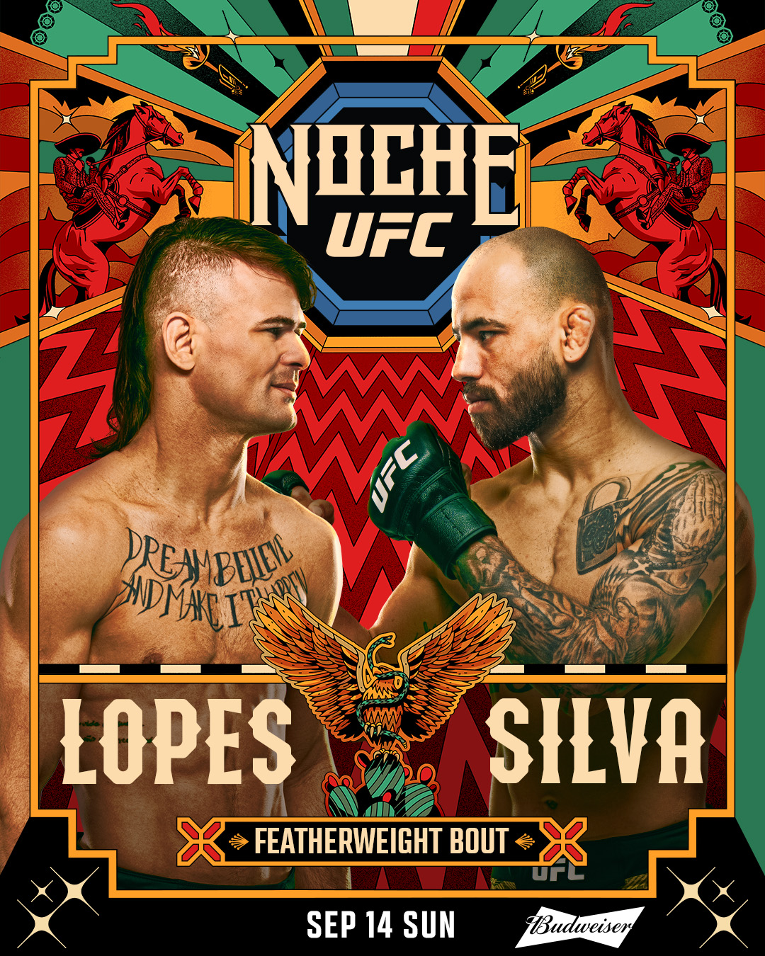Noche UFC: Diego Lopes Vs. Jean Silva: – Fight Card, Betting Odds ...