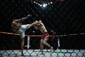Kauê Fernandes Delivers Explosive Leg Kick TKO To Topple Harry Hardwick ...