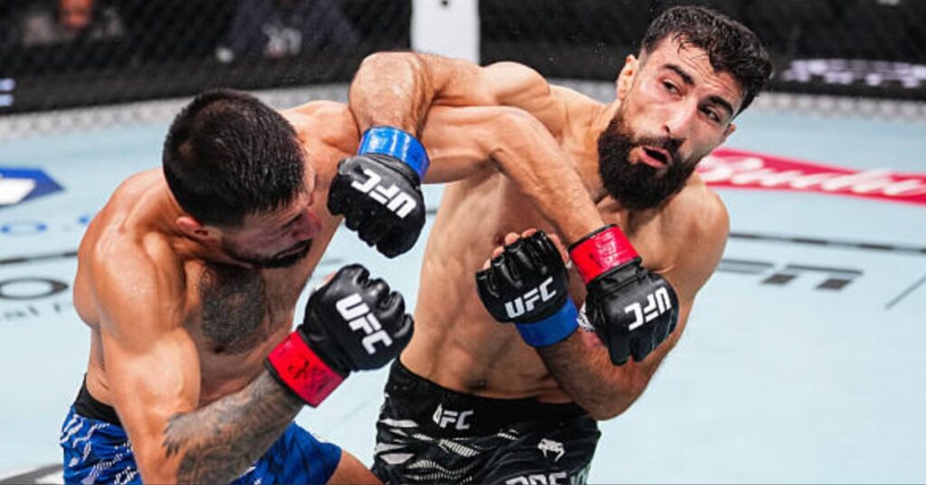 Kauê Fernandes Delivers Explosive Leg Kick TKO To Topple Harry Hardwick ...