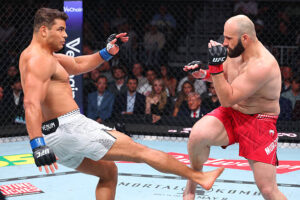Paulo Costa Takes Azamat Murzakanov's 'O' With Insane Head-Kick ...